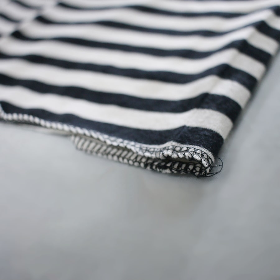 mnml,ミニマル,Stripe drop Tee/BLKxWHT | "it" by Funny's"it" by Funny's